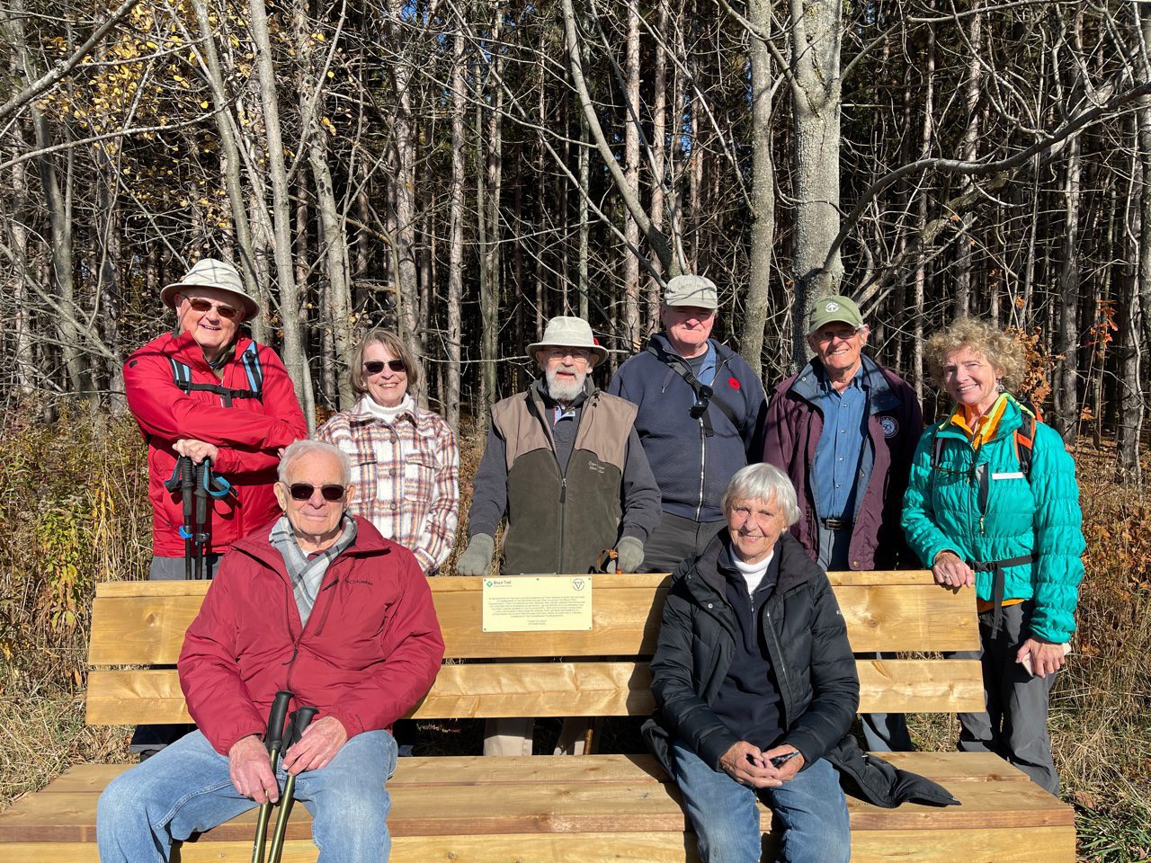DHBTC Honours Past Club President Tony Hopkins with Bench - Dufferin ...
